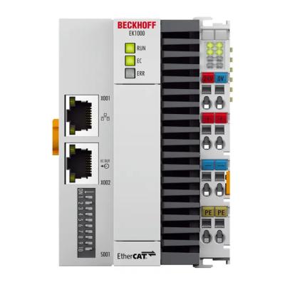 China EK1000 The EtherCAT TSN coupler communicates over a switched Ethernet network such as a network for sale