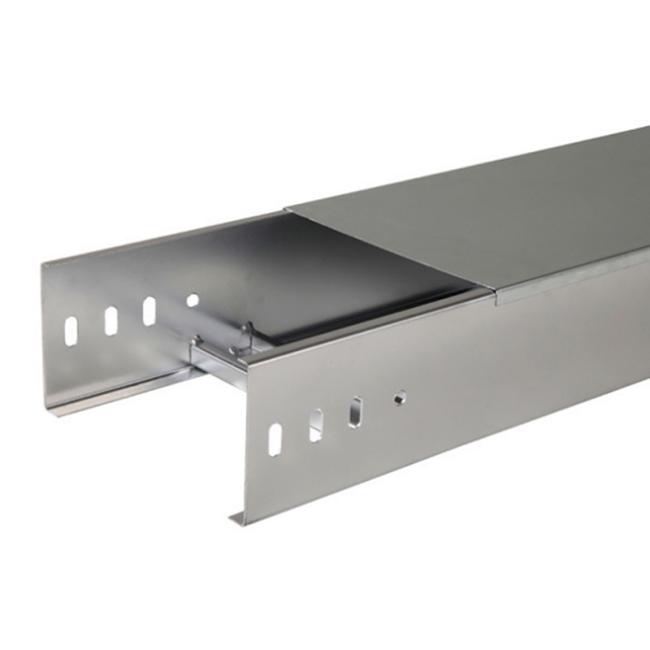 Galvanized steel ladder cable tray showing installation and structure