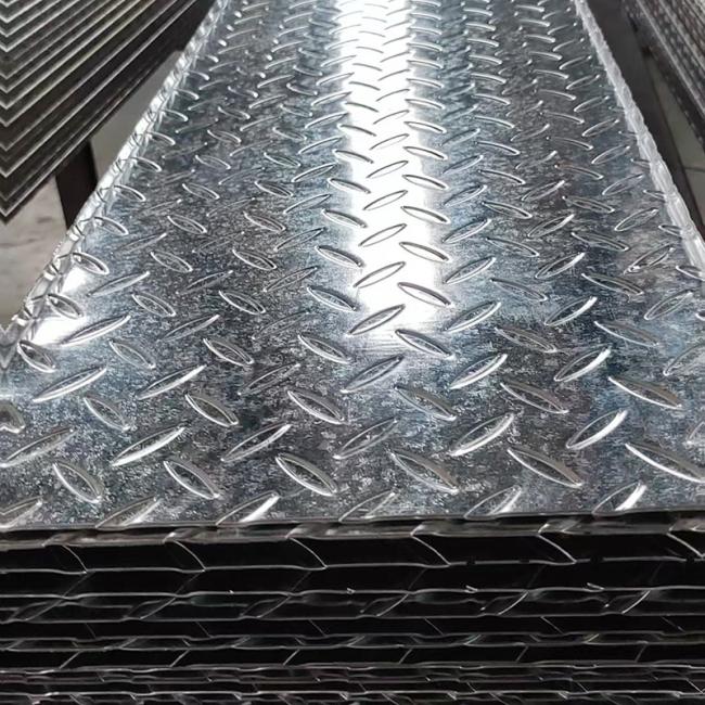 Galvanized cable tray installation example
