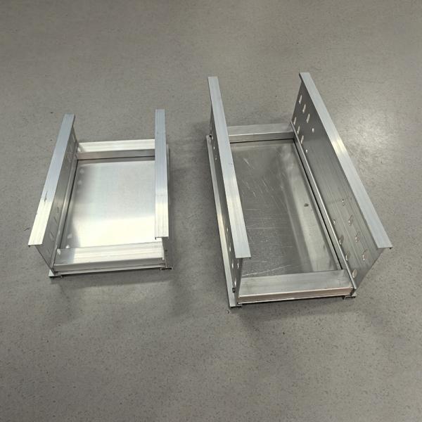 Quality Solid Bottom Instrument Cable Tray Anodizing Aluminum Alloy OEM for sale