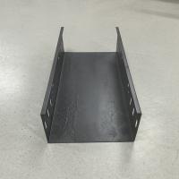 China 75mm Ventilated Cable Tray with 50mm x 25mm Slots, 3m Length Galvanized Steel Medium Duty Wall Mount System for sale