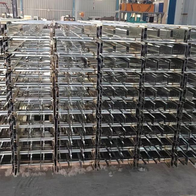 Close-up view of Ladder Trough Cable Tray