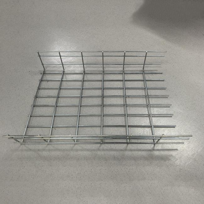 Close-up view of cable tray showing ventilation and structural details