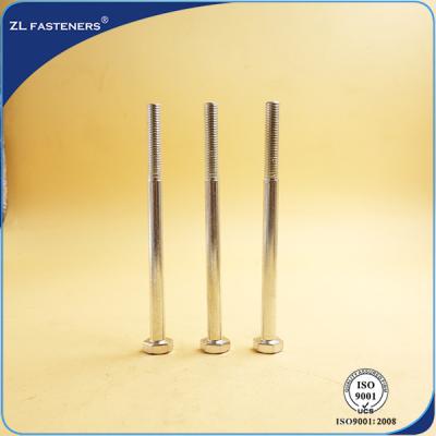 China Half / Full Thread Steel Hex Bolt Grade 4.8  Zinc Coated Hot Dip Galvanized for sale