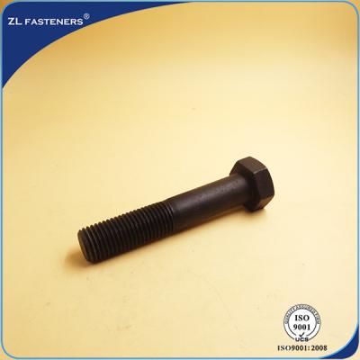 China DIN931, DIN933 Black Finished High Tensile Half/ Full Thread Grade 8.8 Hex Bolt for sale