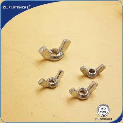 China Custom DIN316 / DIN315 Wing Nuts Carbon Steel Blue Zinc Plated M4- M24 for sale