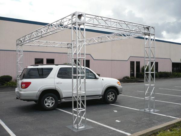 Quality Outside Large And Small Series Aluminum Lighting Truss With Arch Roof Top for sale