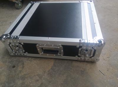 China Factory Customize 2u To 24u Space Aluminum Case Rack Flight Case With Black Aluminum Alloy Case for sale