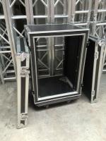 China 14U Amplifier Rack Flight Case With Stand Table for sale