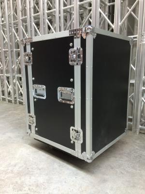 China Colorful 18U Standard Rack Flight Case With 2 Pcs Of Stand And Top Table for sale