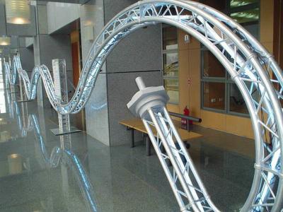 Cina Capriata di alluminio d'argento del cerchio/capriata arco della stella per accendersi in vendita