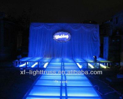 China Silver Color  1.22*1.22/1m*1m/1m*2m  4 level Adjustable  Acrylic Stage Platform for sale