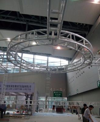 China Cirkel de Verlichtingsbundel van de aluminiumschroef voor Tentoonstelling op Bundelbovenkant Te koop