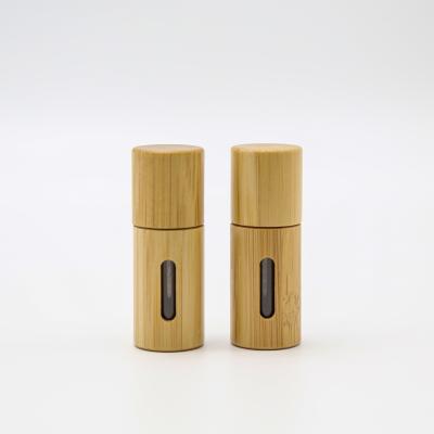 Cina 1ml 2ml Mini Perfume Aromatherapy Glass Roll sulle bottiglie Shell di legno in vendita