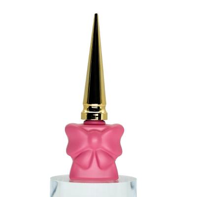 China Pink 5ml 7ml 9ml Empty Nail Polish Container Plastic Cap Non Toxic for sale