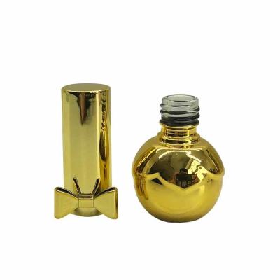Cina lo smalto per unghie vuoto di vetro dell'oro di 5ml 7ml imbottiglia la serigrafia in vendita