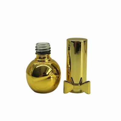 Cina lo smalto per unghie vuoto di vetro dell'oro di 5ml 7ml imbottiglia la serigrafia in vendita