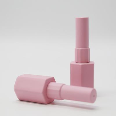 Cina Contenitore vuoto di plastica dello smalto di Matte Pink Nail Polish Bottles 12ml del cappuccio in vendita