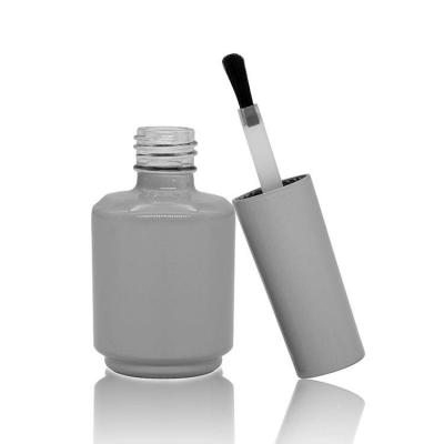 Cina bottiglia uv dello smalto del gel del quadrato di vetro vuoto lucido di 5ml 10ml 12ml 15ml con la spazzola in vendita
