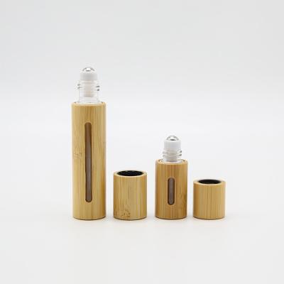 China Recyclable Bamboo Serum Essential Oil Roller Bottles 3ml 5ml 10ml for sale