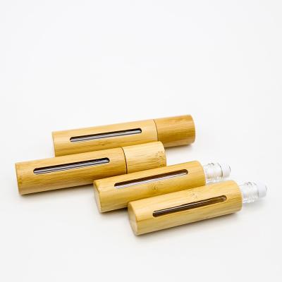 China Recyclable Bamboo Serum Essential Oil Roller Bottles 3ml 5ml 10ml for sale