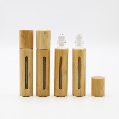 China Recyclable Bamboo Serum Essential Oil Roller Bottles 3ml 5ml 10ml for sale