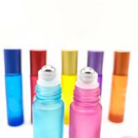China Portable Mini 1ml 2ml 5ml Essential Oil Empty Roller Bottles Vials for sale