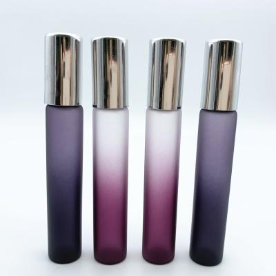 China Rainbow Gradient Empty Perfume Rollerball Bottle Airtight Non Toxic for sale