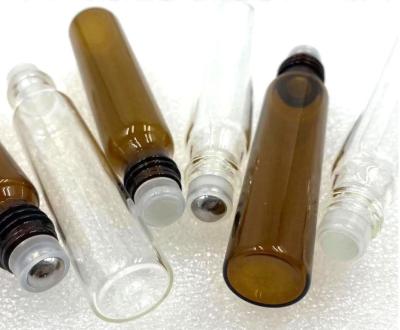 Cina Radura di vetro riutilizzabile delle bottiglie di profumo di Rollerball 3ml 4ml 5ml trasparente in vendita