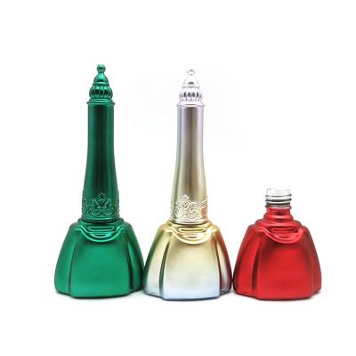 China Kleurrijke Ronde van de Vingernagel Poolse Flessen van 10ml 15ml Lege het Metaalkappen Te koop