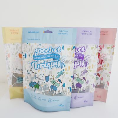 Cina Bagno per animali da compagnia a caldo a chiusura stagnolibile riciclabile con ziplock in vendita