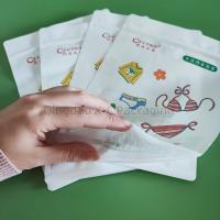 China Rectangular Cotton Paper Bag Packaging With Ziplock 10 Colors Custom Printed for sale