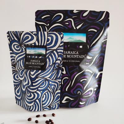 China Printed Packing Bag Coffee Beans Pet Snack Chips Nuts Dried Food Grade Ziplock Packaging Material for sale