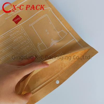 Cina Logo di disegno stampabile sacchetto a cerniera trasparente articoli per la casa personalizzati biancheria intima calze calze abbigliamento in vendita