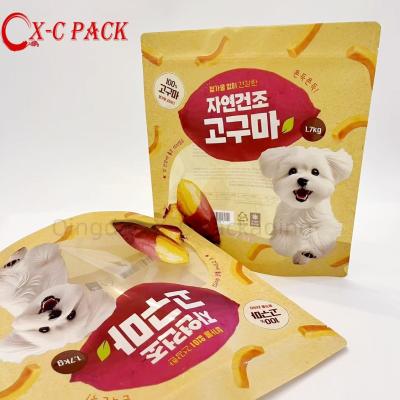 China Sacos de comida para cães com fechadura de fecho de fecho para preservação de frescura à venda