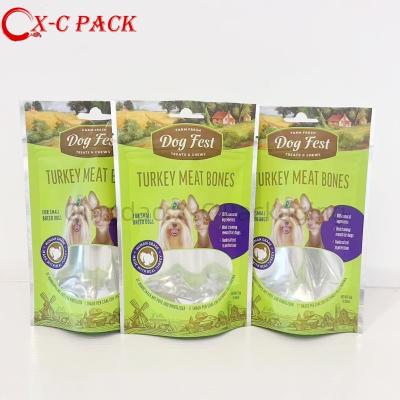 China Veterinary Grade Raw Food Freezer Bags Triple Layer Leak Proof Seams and Temperature Resistant Lamination Stand up Pouch for sale