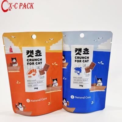 China China Printing Easy Open Zip Lock Bags for Dog Food Packaging 70g Stand up Bag Laminated Plastic Packing Bag Te koop