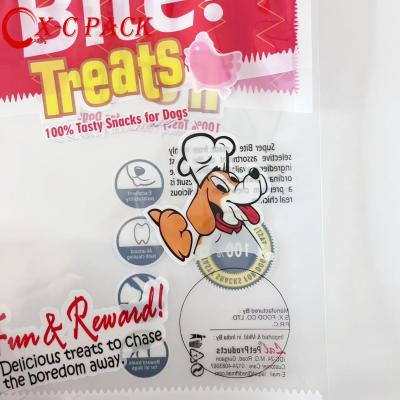 Cina Sacchetti personalizzati stampati da 250g 500g 1kg, con fondo piatto sigillabile, stand-up, in plastica per imballaggio di cibo per animali domestici, gatto e cane, con zip, imballaggio in Mylar in vendita