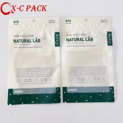 Cina Sacchetto alimentare per cani in plastica ecologico a prova di umidità con sacchetto stand-up zipper richiudibile con confezionamento alimentare per cani Mylar in vendita