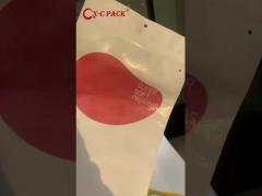 Niet-geweven Zipper Kleine zwarte broek Booty broek Ziplock zak Handdoek Ondergoed Leggings Kledingzak