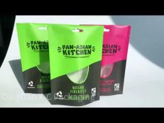 Eco Friendly Reusable Stand up Cashew Nuts Packaging Plastic Food Bag for Peanut Pouch Nuts Snack Packaging Bag