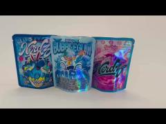 Candy Child Proof Print Packaging Design 3 Sided Mini Ziplock 3.5g Gram 3.5 Custom Mylar Bag