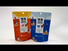 China Printing Easy Open Zip Lock Bags for Dog Food Packaging 70g Stand up Bag Laminated Plastic Packing Bag