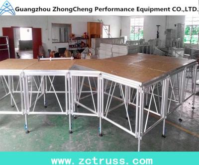 China Wholesale Aluminum Portable Acrylic Stage For Performance for sale