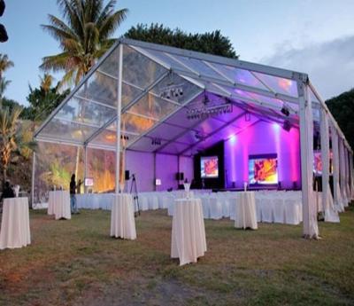 China Fashion Wedding Transparent PVC Tent For Outdoor for sale