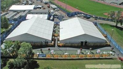 China Wholesale Big Outdoor Activities Aluminum  PVC Tent for sale