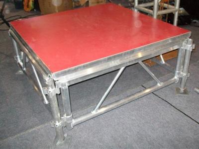 China Wholesale Aluminum Adjustable Stage With Red Color for sale