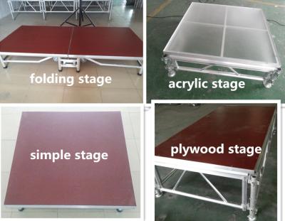 China Aluminum Alloy Portable Stage For Sale for sale