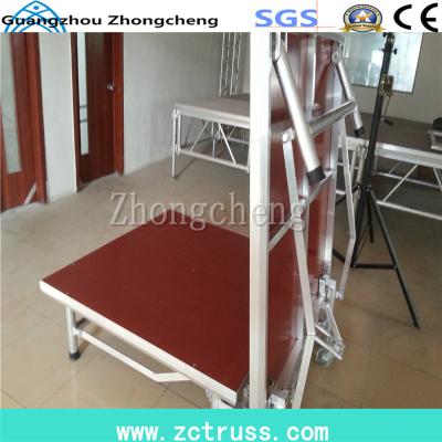 China Zhongcheng Aluminum Folding Plywood Stage For Sale for sale