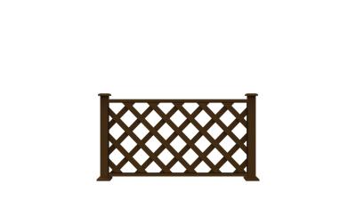 China Anti-UV wpc garden fencing/wood plastic composite fence for sale